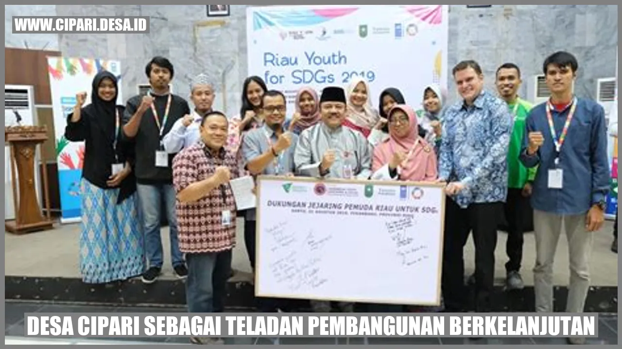 Desa Cipari sebagai Teladan Pembangunan Berkelanjutan - Cipari